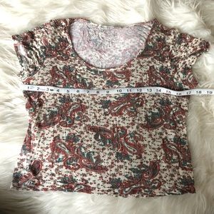 American Rag | Tops | American Rag Paisley Crop Top | Poshmark